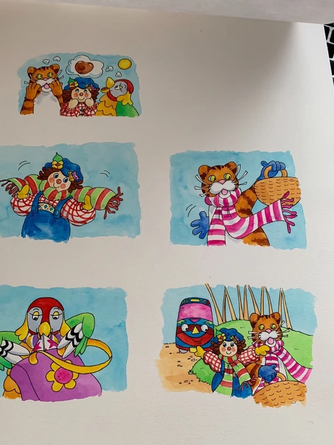 ORIGINAL ARTWORK FOR Playdays iss 350 Nov 2001 Conkers and Kites £79.99 ...