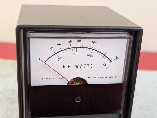 DRAKE W-4 WATTMETER - Classic Ham Radio RF Power Meter/SWR Bridge £90. ...