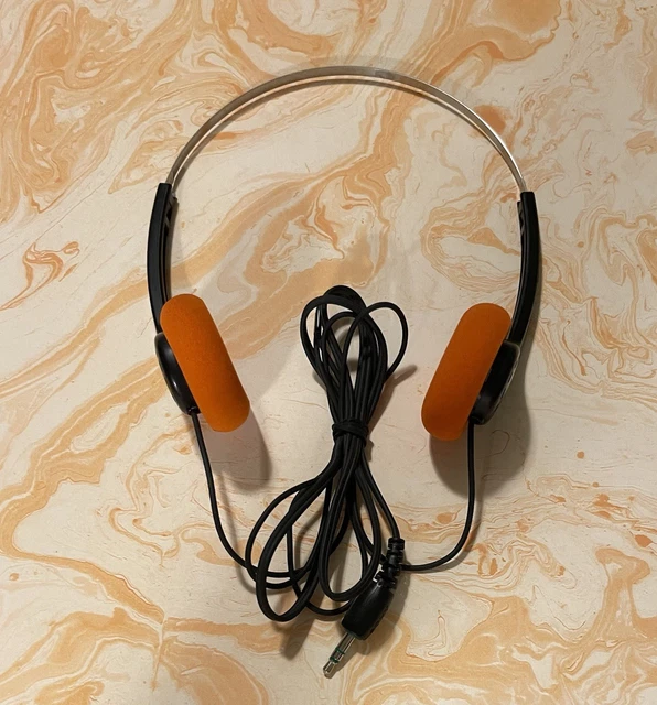 SONY MDR-006 WALKMAN Headphones with Orange Ear Pads — Guardians of the ...