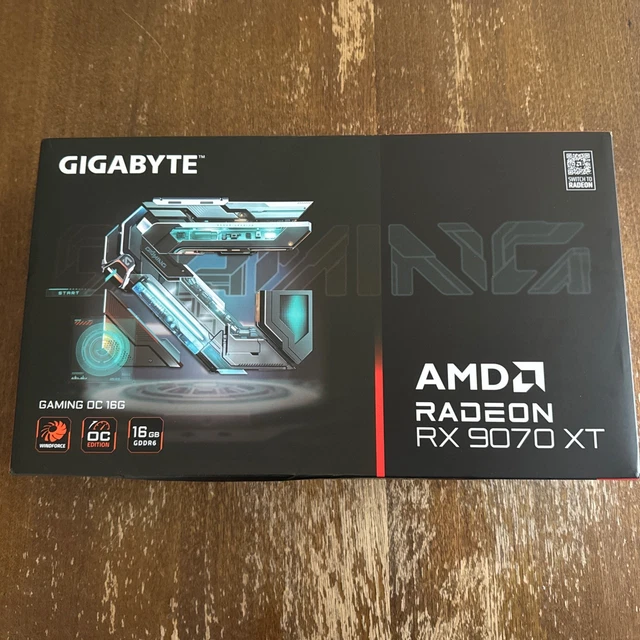 GIGABYTE AMD RADEON RX 9070 XT Gaming OC 16GB GDDR6 Graphics Card GPU ...