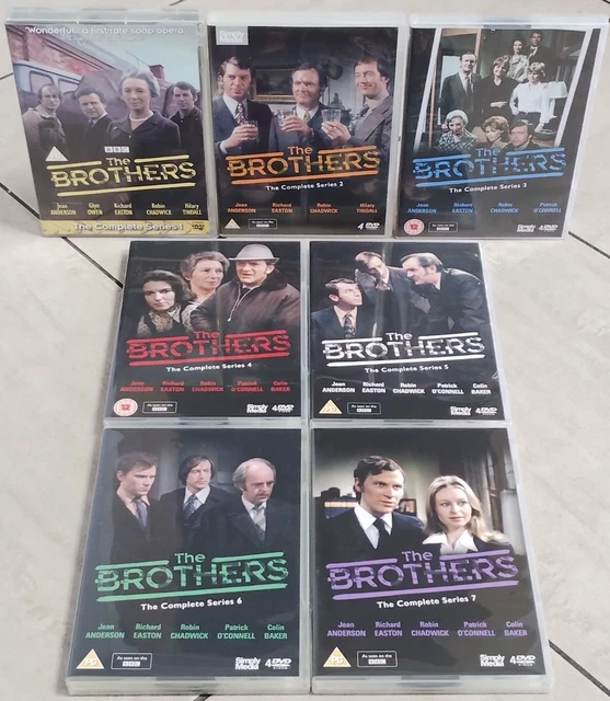 THE BROTHERS THE Complete Series 1-7 DVD Box Sets £219.99 - PicClick UK