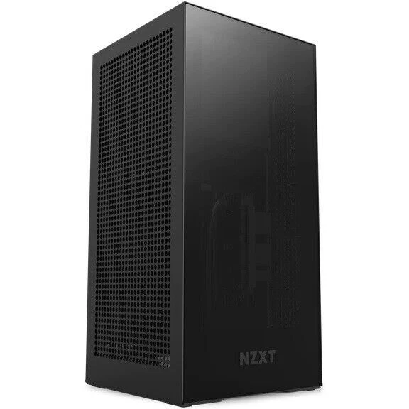 NZXT - H210 Mini ITX Tower Case with Tempered Glass - White and Black £ ...