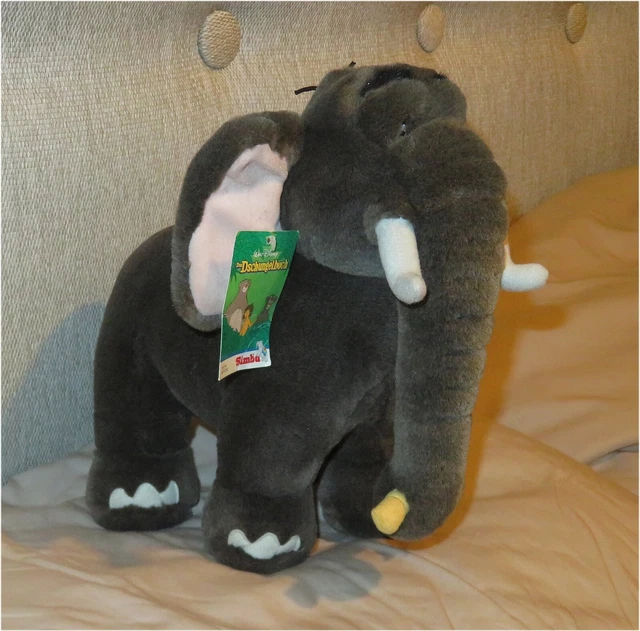 DISNEY JUNGLE BOOK COLONEL HATHI elephant vintage retired soft toy ...