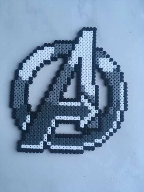 PIXEL ART / Iron Beads Avengers Logo £4.33 - PicClick UK