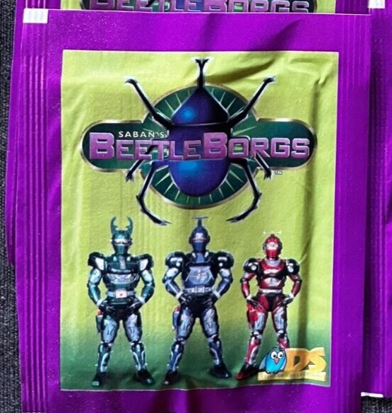 POCHETTE PACKET SEALED Ds Collection Beetle Borgs Saban 1997 No Panini ...