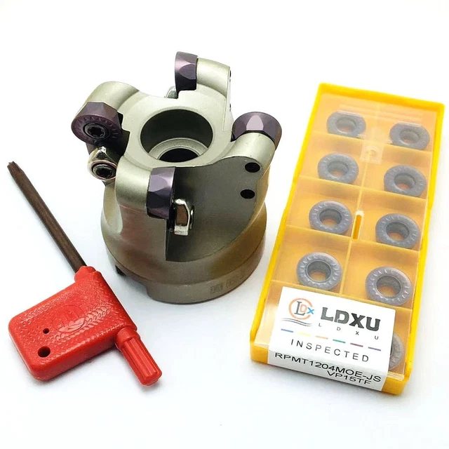 METAL MILLING CUTTER Head Carbide Insert Tool Holder CNC Lathe Machine ...