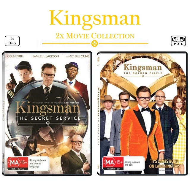 KINGSMAN - SECRET Service / Golden Circle (DVD, PAL Region 4) 2-Movie ...