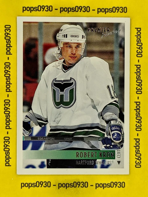 ROBERT KRON, HARTFORD Whalers, 1995, Premier Hockey, #296 EUR 1,00 ...