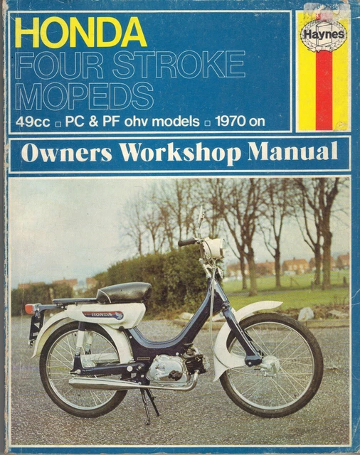 HONDA PF50 GRADUATE,NOVIO,AMIGO,PC50 K1,Moped Haynes Workshop Manual ...