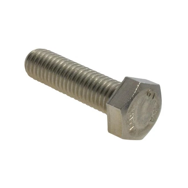 QTY 100 HEX Set Screw M14 x 40mm Metric Coarse Bolt A4-70 Stainless ...