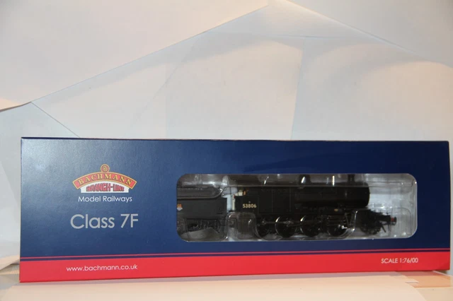 BACHMANN OO GAUGE 31-010 BR Black 2-8-0 Class 7F, "53806", Steam ...