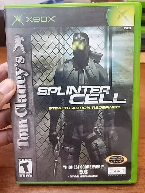 TOM CLANCY'S SPLINTER Cell Xbox + Reg Card - Complete CIB Mint Disk $27 ...