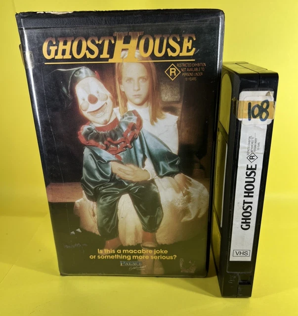 EXTREMELY RARE PALACE VHS Horror Movie Ghost House Ex-rental Video ...