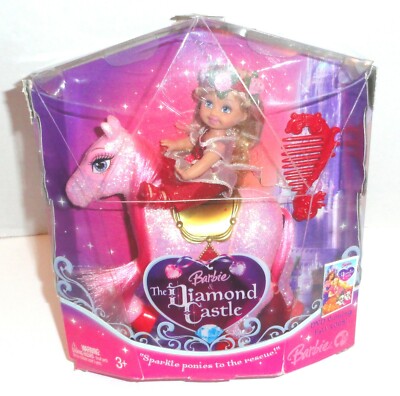 BARBIE & THE Diamond Castle Kelly Doll as Melody with Pink Sparkle Pony ...