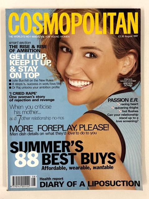 COSMOPOLITAN MAGAZINE AUGUST 1997 Brenda Schad Gary Barlow Shana Pamela ...