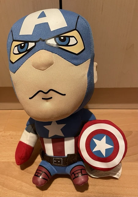 MARVEL AVENGERS CAPTAIN America Talking Plush Toy Stuffed Doll with ...