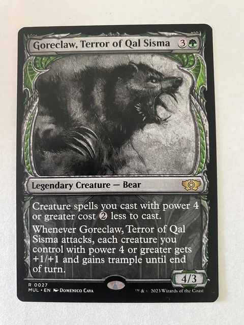 GORECLAW, TERROR OF Qal Sisma - 222 - NM - Commander: Bloomburrow - MTG ...