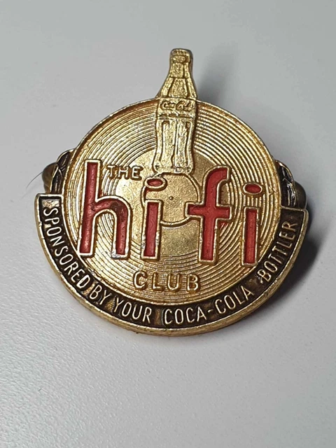 COLLECTABLE VINTAGE COCA Cola Hifi Club Pin Badge $45.00 - PicClick AU