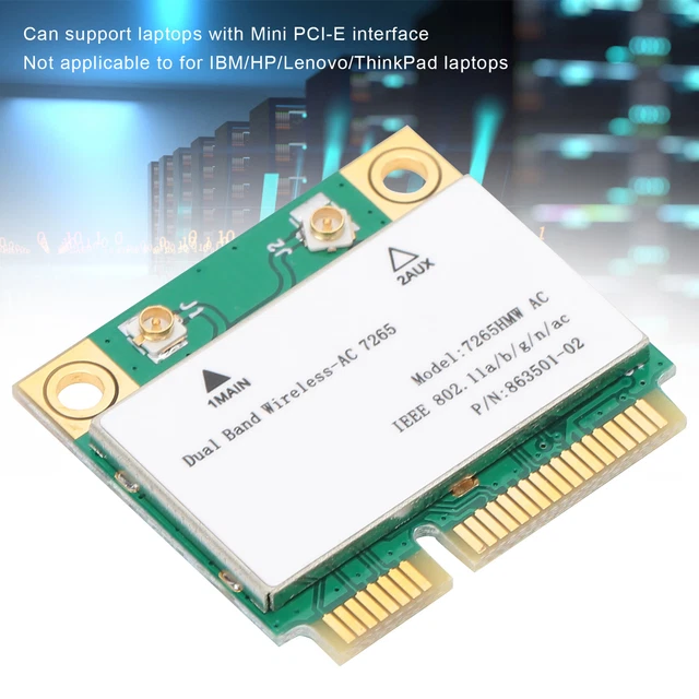 MINI PCIE WIFI Card DualBand Wireless Adapter Network Parts 802.11AC ...