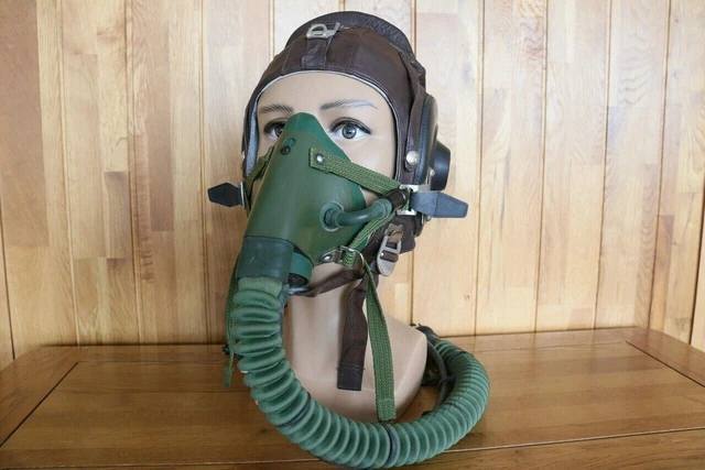 ORIGINAL EARLY 1970S' Cap,Mig Pilot Flying Helmet,Oxygen Mask $140.79 ...