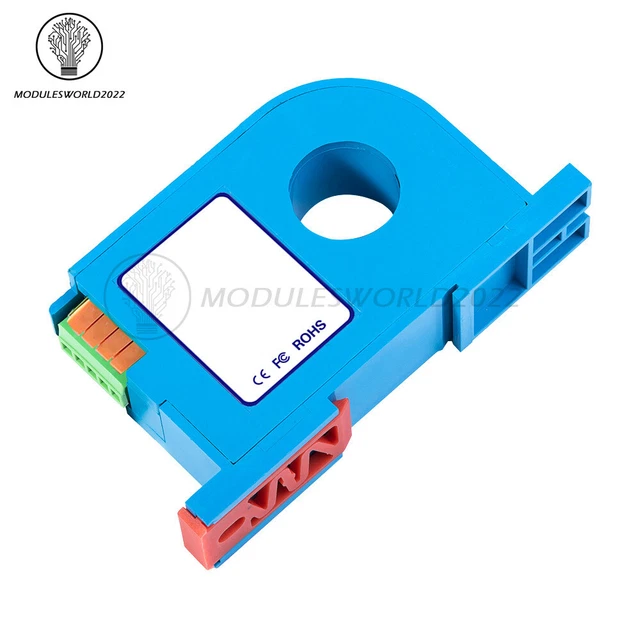 AC CURRENT SENSOR Transmitter Single-phase DC24V Output 4-20ma 0-30A ...