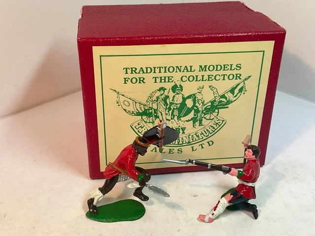 TROPHY MINIATURES HAND To Hand Series Zulu Wars. 24th Foot And Zulu ...