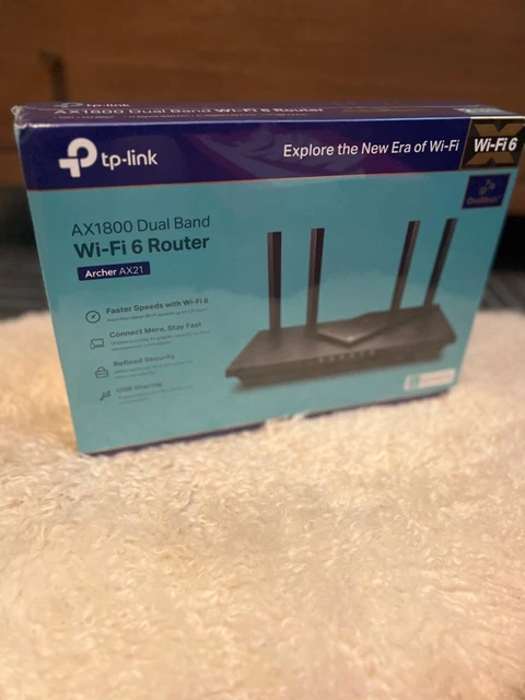 TP-LINK WIFI 6 Router AX1800 Smart WiFi Router (Archer AX21) – Dual ...