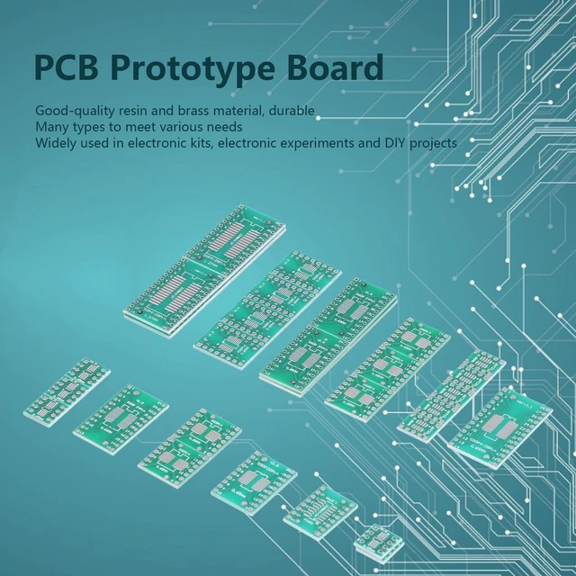35X PROTOTYPE BOARD PCB SMT To DIP Adapter Plate Converter Control ...