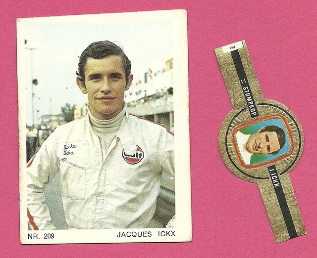 JACQUES ICKX FAB Card Collection Formula One Can-Am Championship Car ...