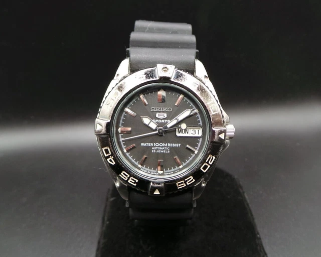 MONTRE AUTOMATIQUE HOMME Seiko '5' Sports SNZB23 WR100M 7S36-00Y0 23J ...