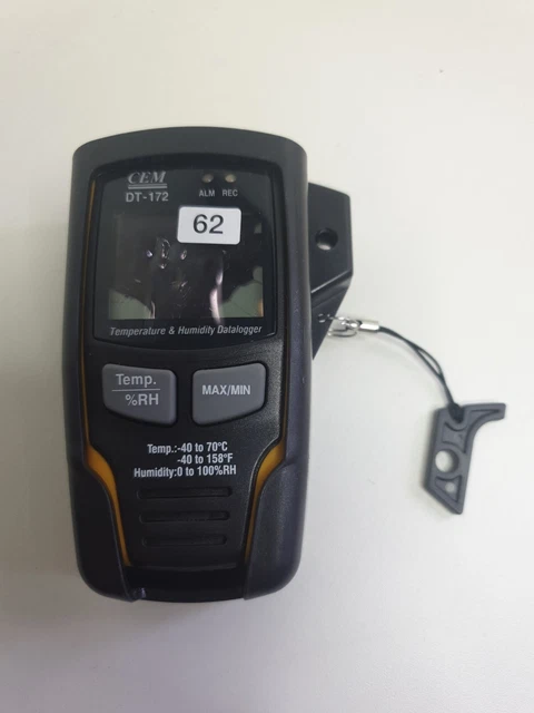 CEM DT-172 TEMPERATURE Humidity Hygrometer Data Logger (62) £2.49 - PicClick UK