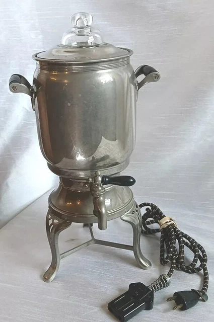 ANTIQUE UNIVERSAL LANDERS Frary Clark Electric Coffee Percolator Urn 1922 £44.35 - PicClick UK