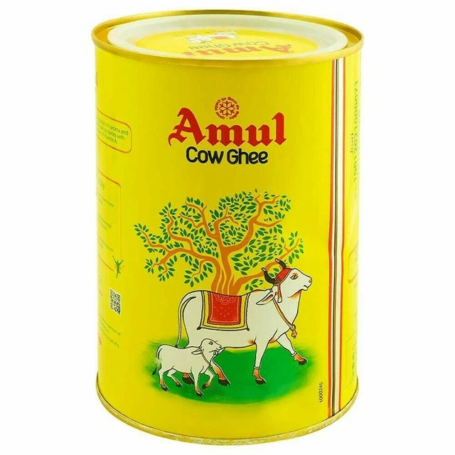 AMUL COW GHEE 1 litre Tin (905 grams) Cooking Oil Ghee Healthy ...