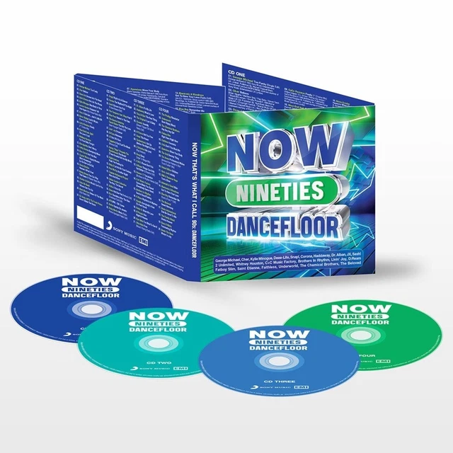 NOW THATS WHAT I Call 90s Dancefloor CD (2022) NEW & SEALED 4 Disc Box ...