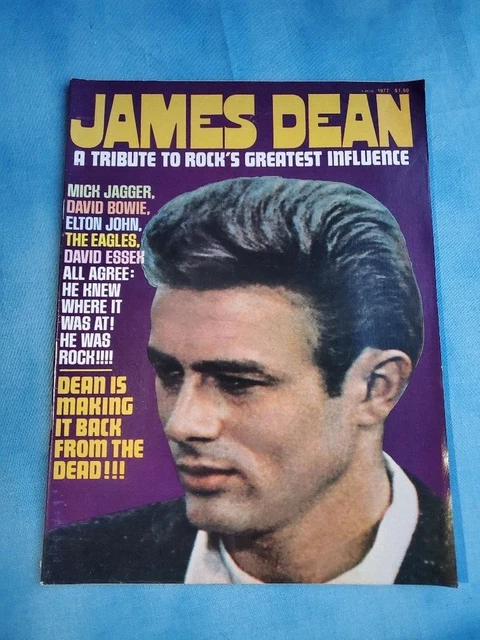 VINTAGE JAMES DEAN Magazine 1977 Tribute to Rocks Greatest Influence ...