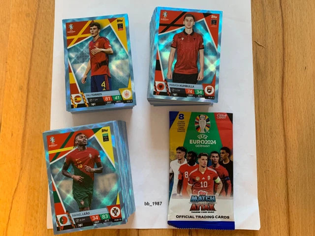 TOPPS - UEFA Euro 2024 (Em 24) Attax Match - Blue Crystal Parallel ...
