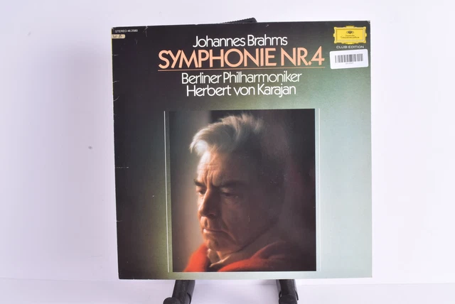 JOHANNES BRAHMS HERBERT von Karajan Berliner Philharmoniker Symphonie Nr.4 Deuts EUR 12,30 ...