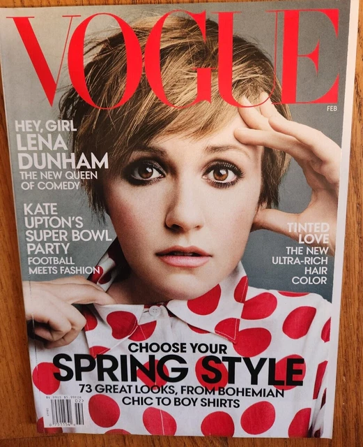 VOGUE FÉVRIER 2014 Hey Girl Lena Dunham The New Queen Of Comédie EUR 7 ...