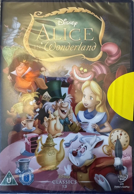 CLASSIC ALICE IN Wonderland DVD - Disney Classics 13 - New & Sealed ...