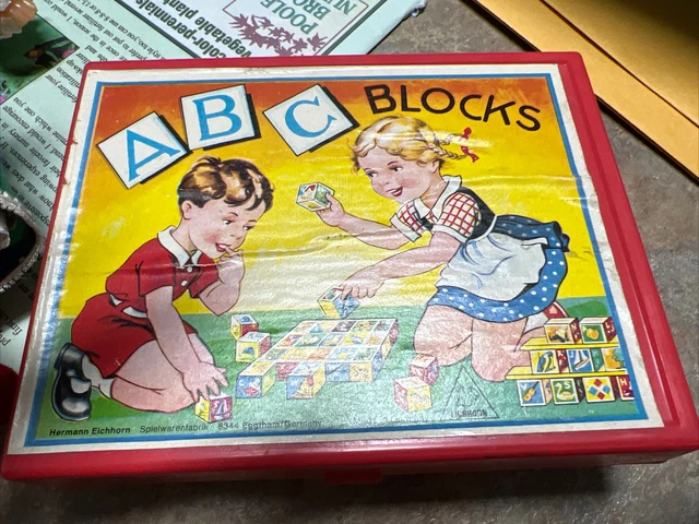 1960S VINTAGE ABC Blocks Set from West Germany £16.35 - PicClick UK