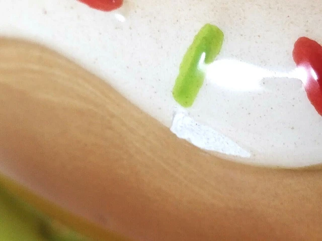 RARE SLEIGH BELL Bistro Donut Cookie Jar White Ceramic Kitchen Pastry ...