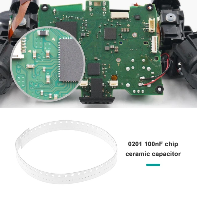 50PCS HDMI CAPACITOR Ceramic Cap 0201 100nF HDMI Port component SMD for ...