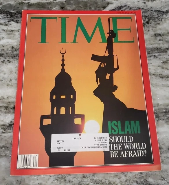RARE COVER CANADA Time Magazine Islam Should The World Be Afraid June ...