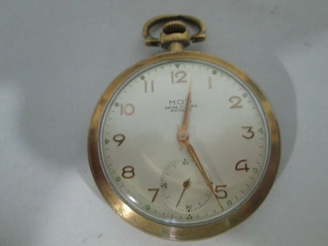 RARE ANCIENNE MONTRE a gousset mécanique mod ancre 17 rubis antichoc EUR 45,00 - PicClick FR