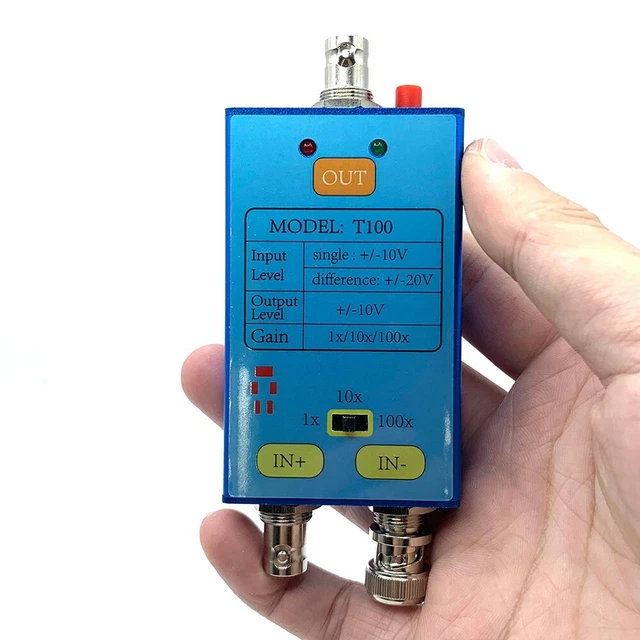 SONDA DIFFERENZIALE ALIMENTATA a batteria T100 1X/10X/100X ...