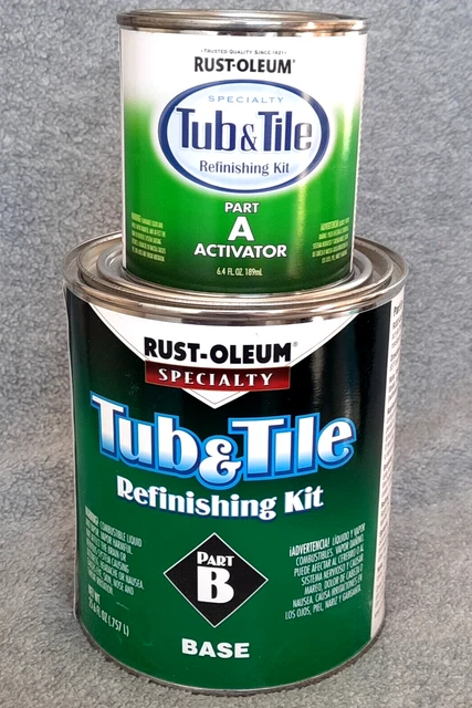 1 COMPLETE BOX of Unopened Rust-Oleum Tub and Tile Refinishing Epoxy 2 ...