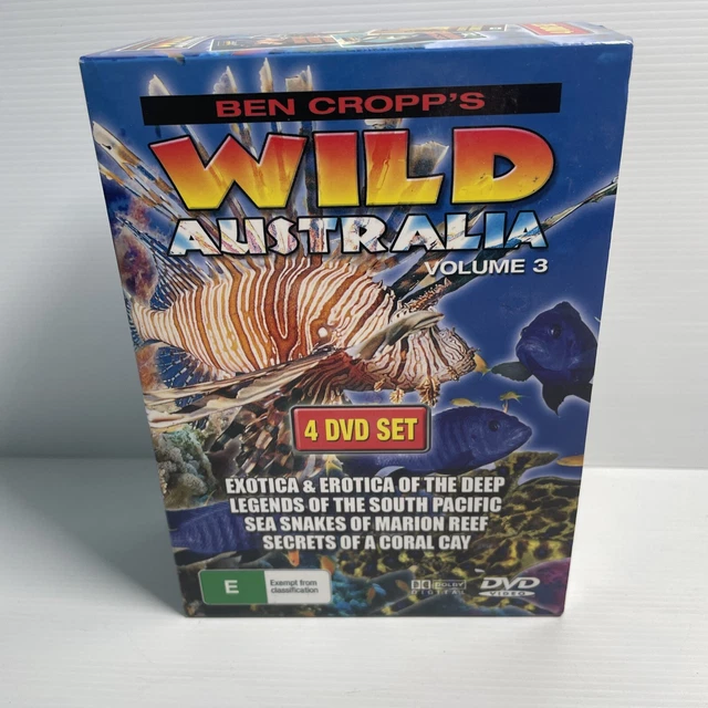 BEN CROPP'S WILD Australia Volume 3 4 Disc Set -Educational DVD Series ...