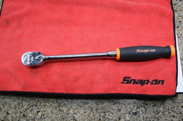 SNAP ON TOOLS FHL80 3/8" Drive Dual 80 Soft Grip Long Handle Ratchet ...