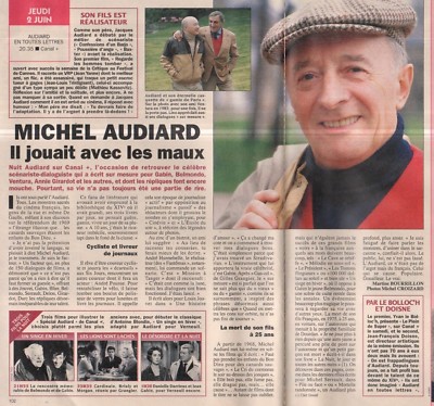 COUPURE DE PRESSE Clipping 1994 Ludovic Chancel fils de Sheila (1 page ...
