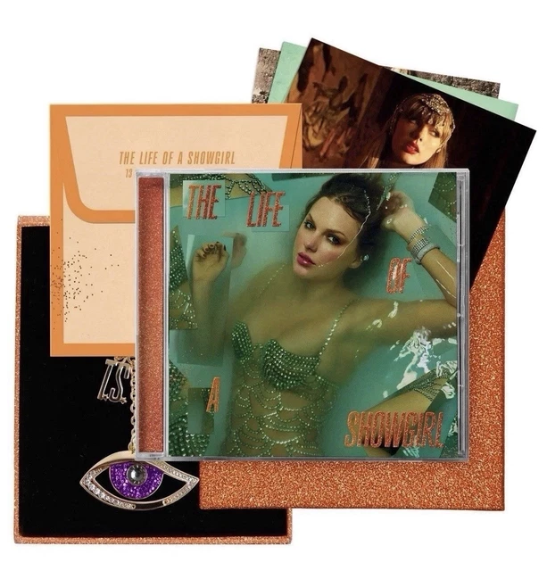 TAYLOR SWIFT THE Life of a Showgirl SWEAT & VANILLA PERFUME Deluxe CD ...